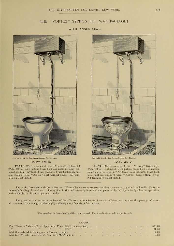 Early Toilet 1920s Lavender Sinks, Tubs And Toilets In Bathrooms From